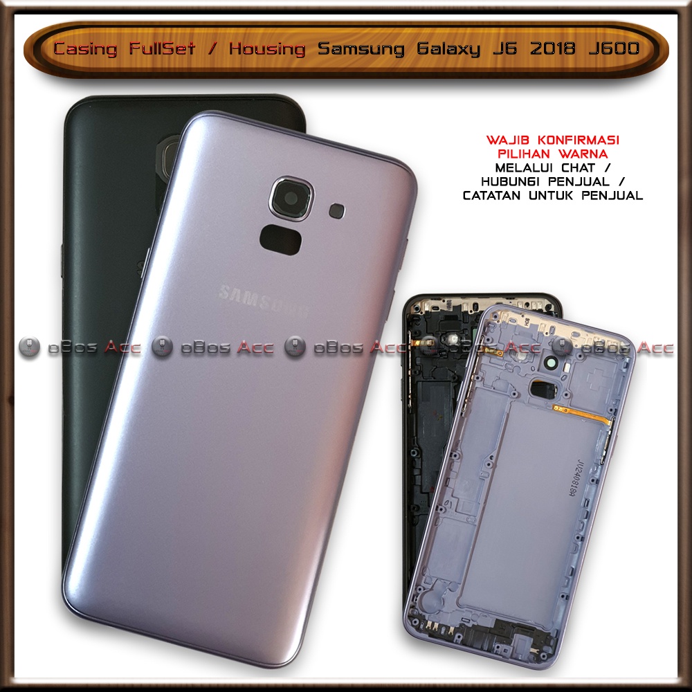 Jual Casing FullSet HP Housing Samsung Galaxy J6 2018 J600 Full Set ...