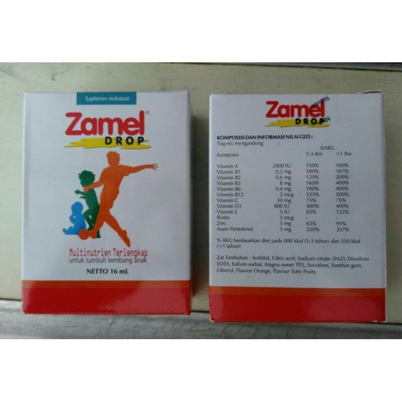 Jual zamel drop multivitamin | Shopee Indonesia