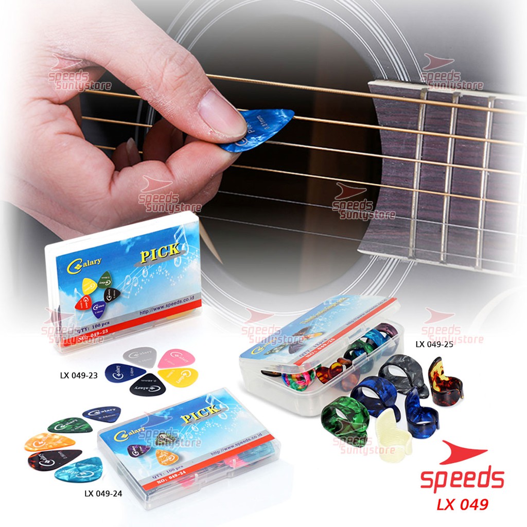 Jual SPEEDS Pick Gitar Alat Musik Celluloid Murah Pemetik Gitar Akustik ...