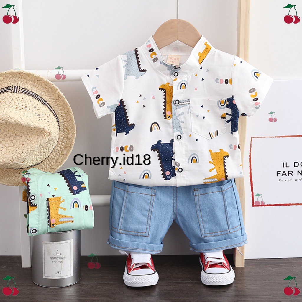 Jual PROMO 5.5 COD Setelan Kemeja Anak Motif Dino Import / Kemeja Anak ... Jual PROMO 5.5 COD Setelan Kemeja Anak Motif Dino Import / Kemeja Anak ...