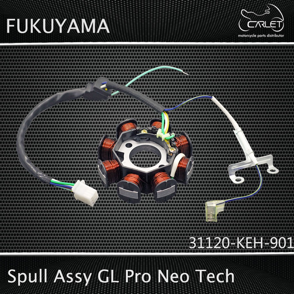 Jual Fukuyama Spool Spull Stator Assy Komplit Pro NT / Neotek / Neotech (Tanpa Pulser) | Shopee ...