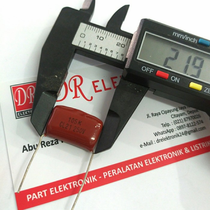 Jual Milar Kapasitor Capasitor 105 105j j 1 mikro uF 1uf 250volt 250 ...