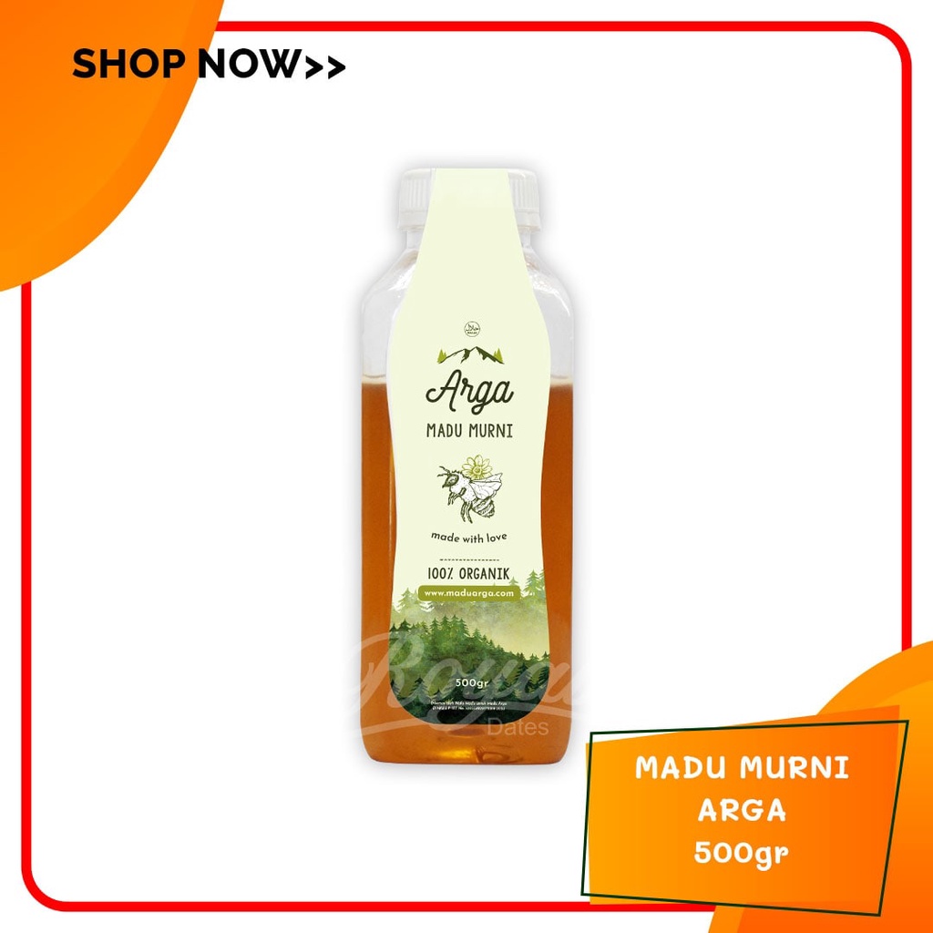 Jual Madu Asli 500 gram Murni 100% tanpa campuran Arga | Shopee Indonesia