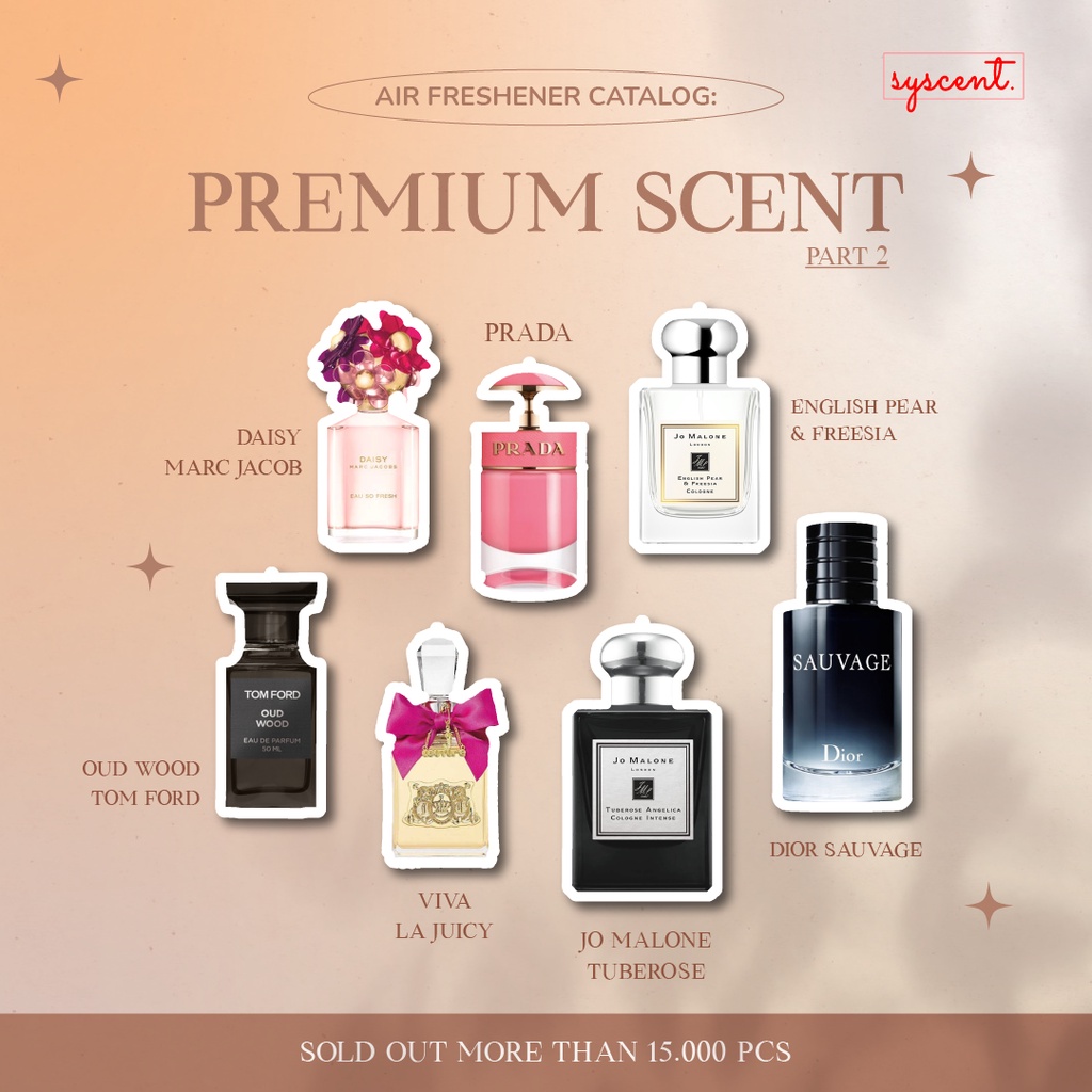 Jual SYSCENT Parfum Mobil Pewangi Mobil Pengharum Mobil Wangi Premium ...