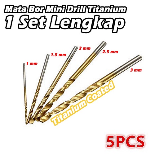 Jual 5 Pcs / set Mata Bor Micro PCB HSS Kayu Dan Besi Twist Drill Bit ...