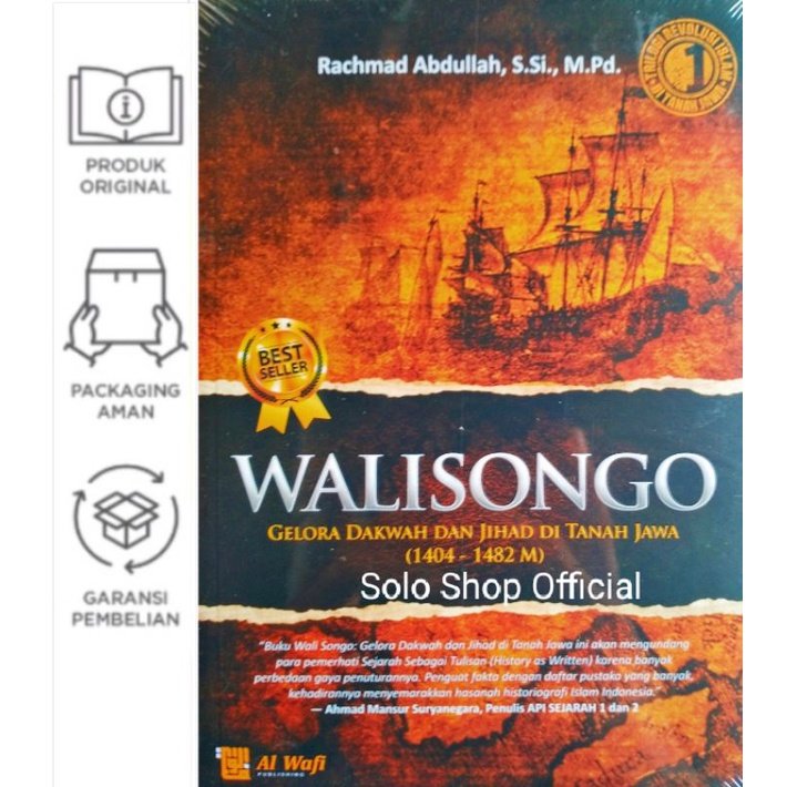 Jual Buku Wali Songo Walisongo Gelora Dakwah Dan Jihad Di Tanah Jawa ...