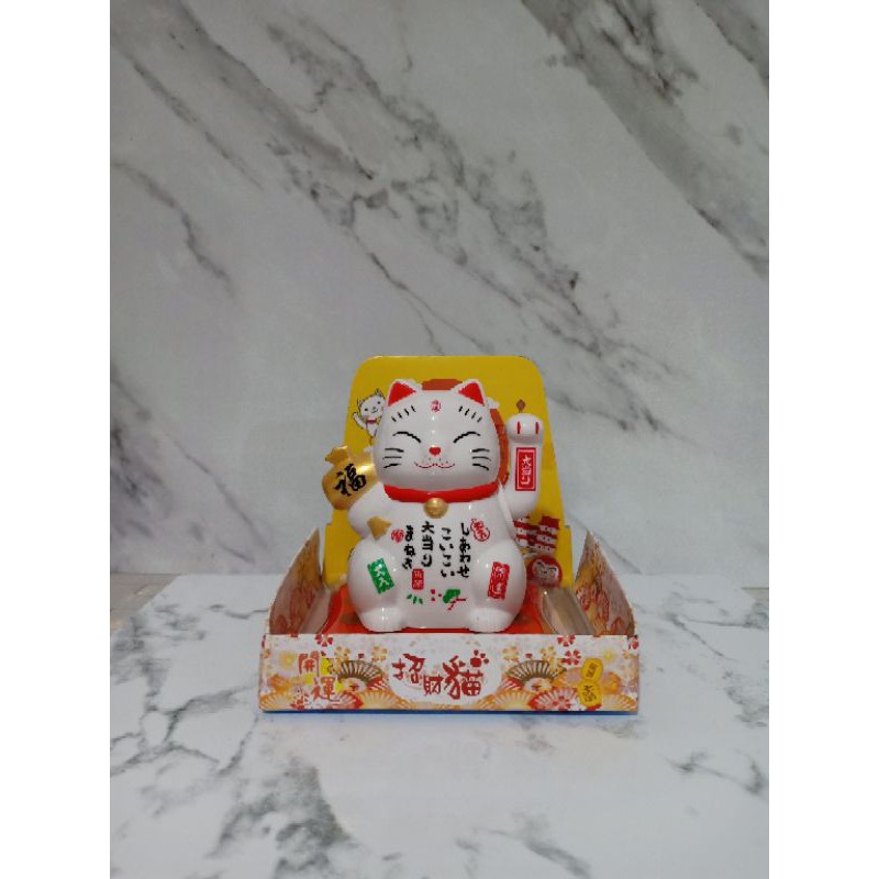Jual Lucky cat solar / maneki neko / kucing hoki | Shopee Indonesia