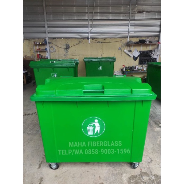 Jual TEMPAT SAMPAH BESAR/TONG SAMPAH BESAR/BAK SAMPAH BESAR 660 LITER | Shopee Indonesia