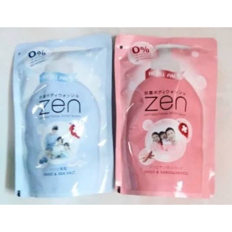 Jual ZEN Antibacterial Body Wash Refill 450ml Menyediakan proteksi ...