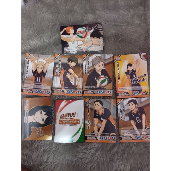 Jual haikyuu game card official card game anime haikyu haikyuu action ...