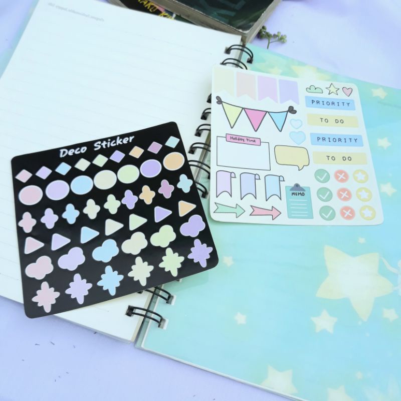 Jual kisscut stiker deco stiker to do list stiker jurnal sticker ...