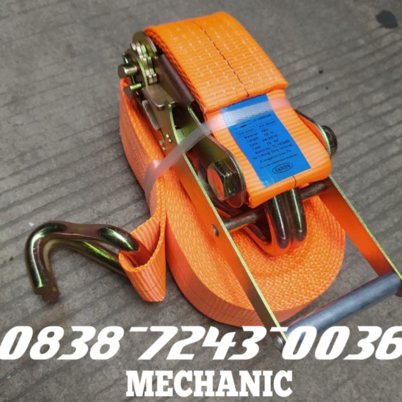 Jual Tali Pengikat Barang 75 Mm 15 Meter Webbing Cargo Lashing Track ...