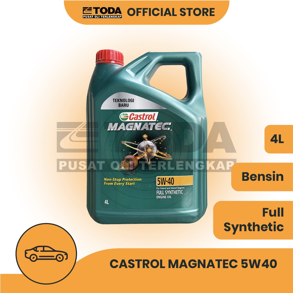 Jual OLI MESIN MOBIL - CASTROL MAGNATEC 5W40 4L - OLI MESIN MOBIL ...