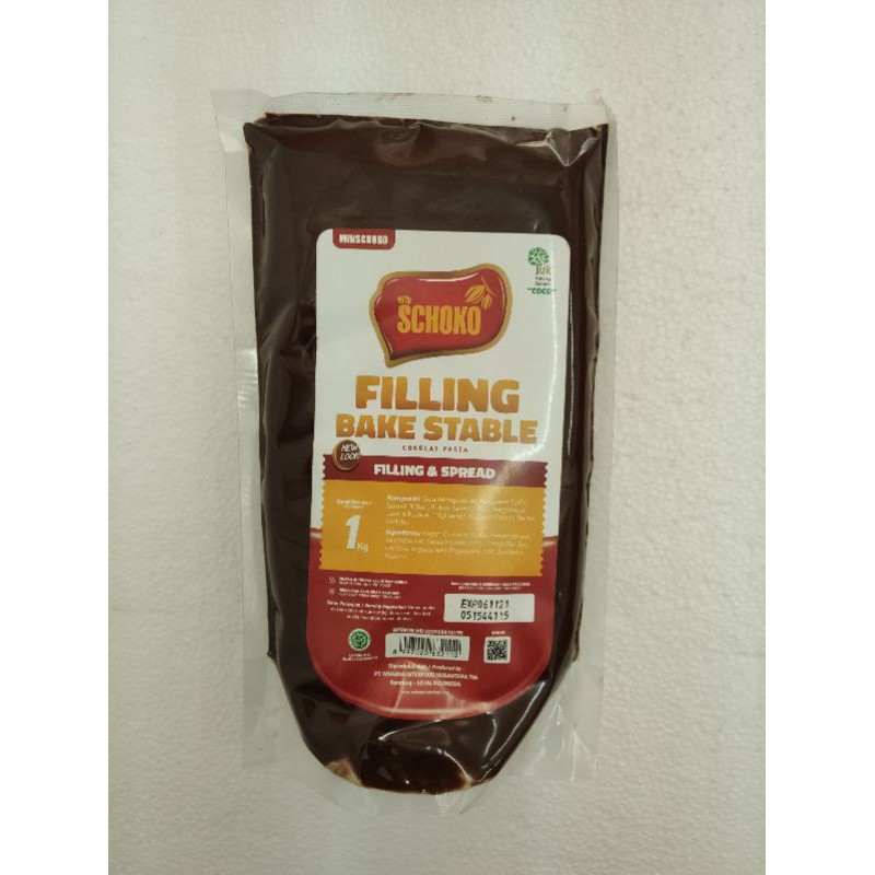 Jual Schoko Bake Stable Chocolate Filling & Spread 1kg | Shopee Indonesia