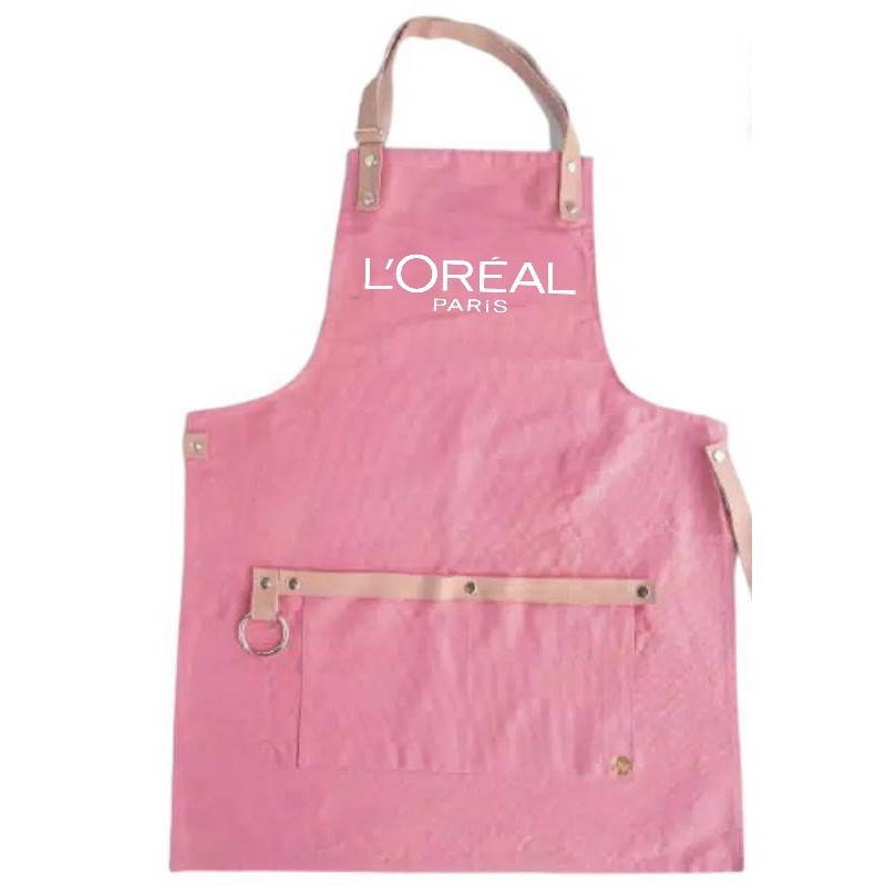 Jual CELEMEK SALON LOREAL BARBER APRON BARBERSHOP - APPRON KEP POTONG ...
