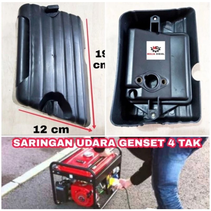Jual Saringan Udara Air Filter Genset Generator 1500 1000 WATT 4 TAK ...
