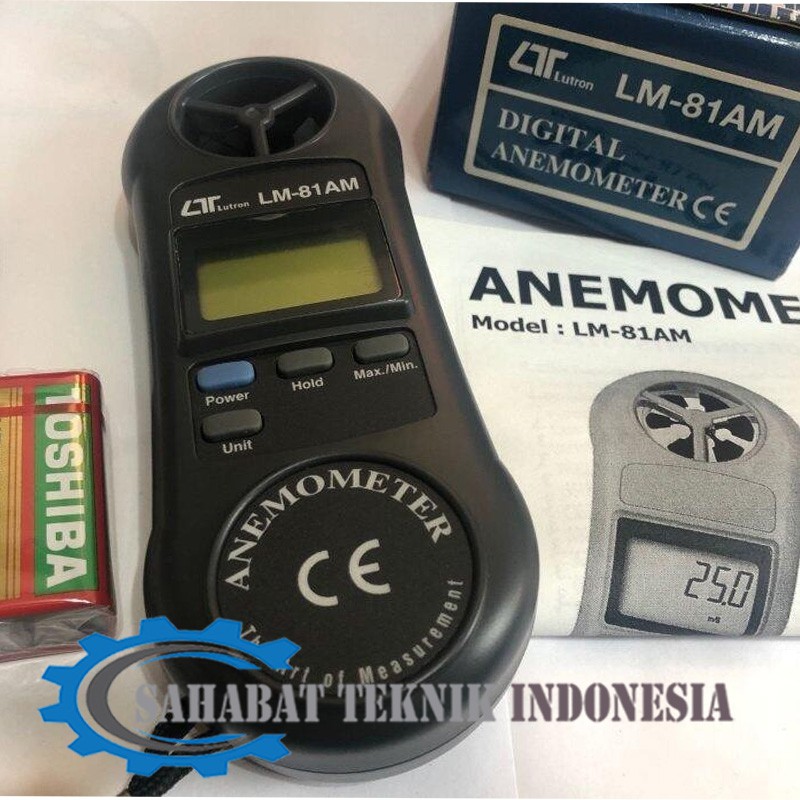 Jual JUAL Anemometer Lutron LM-81AM | Shopee Indonesia