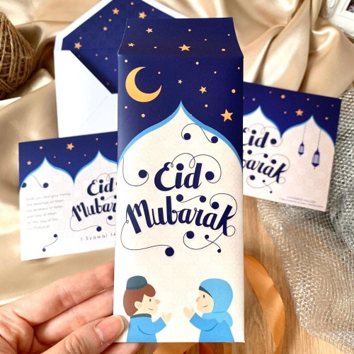 Jual Amplop Uang / Angpao Lebaran Ramadan Custom "Moonlight" (12 pcs ...