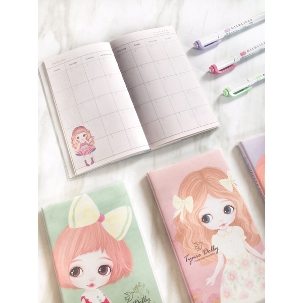 Jual Buku Planner (Monthly, Weekly, Colorful Notes) Complete package ...