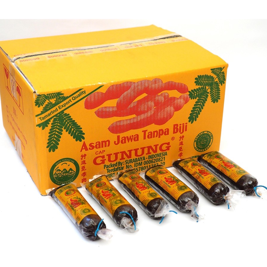 Jual Asem Jawa / Asam Jawa / Asem Madura Tanpa Biji Cap Gunung 150 gr ...