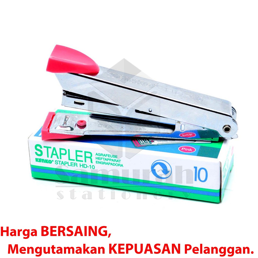 Jual Stapler Kenko HD 10 / Mesin Staples Tangan HD10 Kecil / Alat Strapler Hecter / Stepler ...
