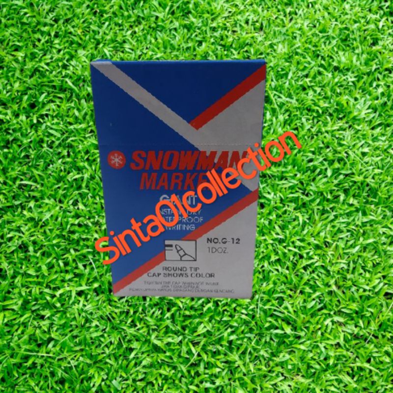 Jual spidol snowman permanen marker 1 pcs | Shopee Indonesia