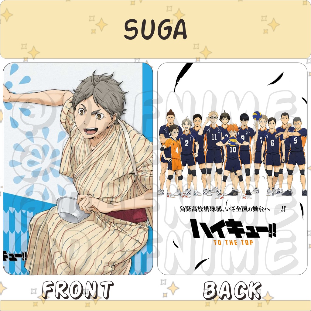 Jual HAIKYUU SUMMER FESTIVAL EDITION PHOTOCARD ANIME | Shopee Indonesia