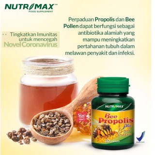 Jual NUTRIMAX BEE PROPOLIS PLUS BEE POLLEN 60'S SUPLEMEN KESEHATAN ...