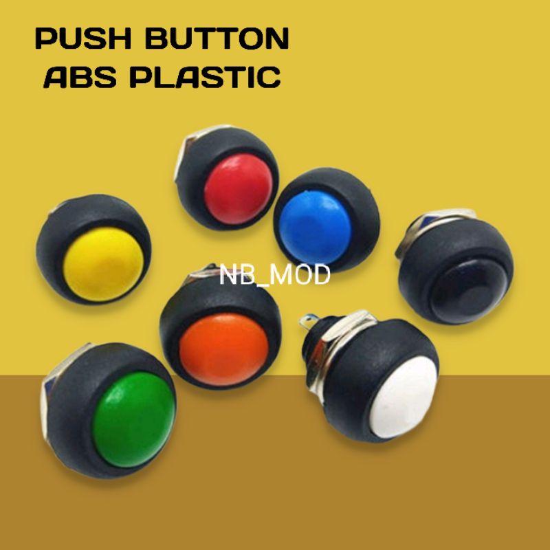 Jual PUSH BUTTON ABS PLASTIK | Shopee Indonesia