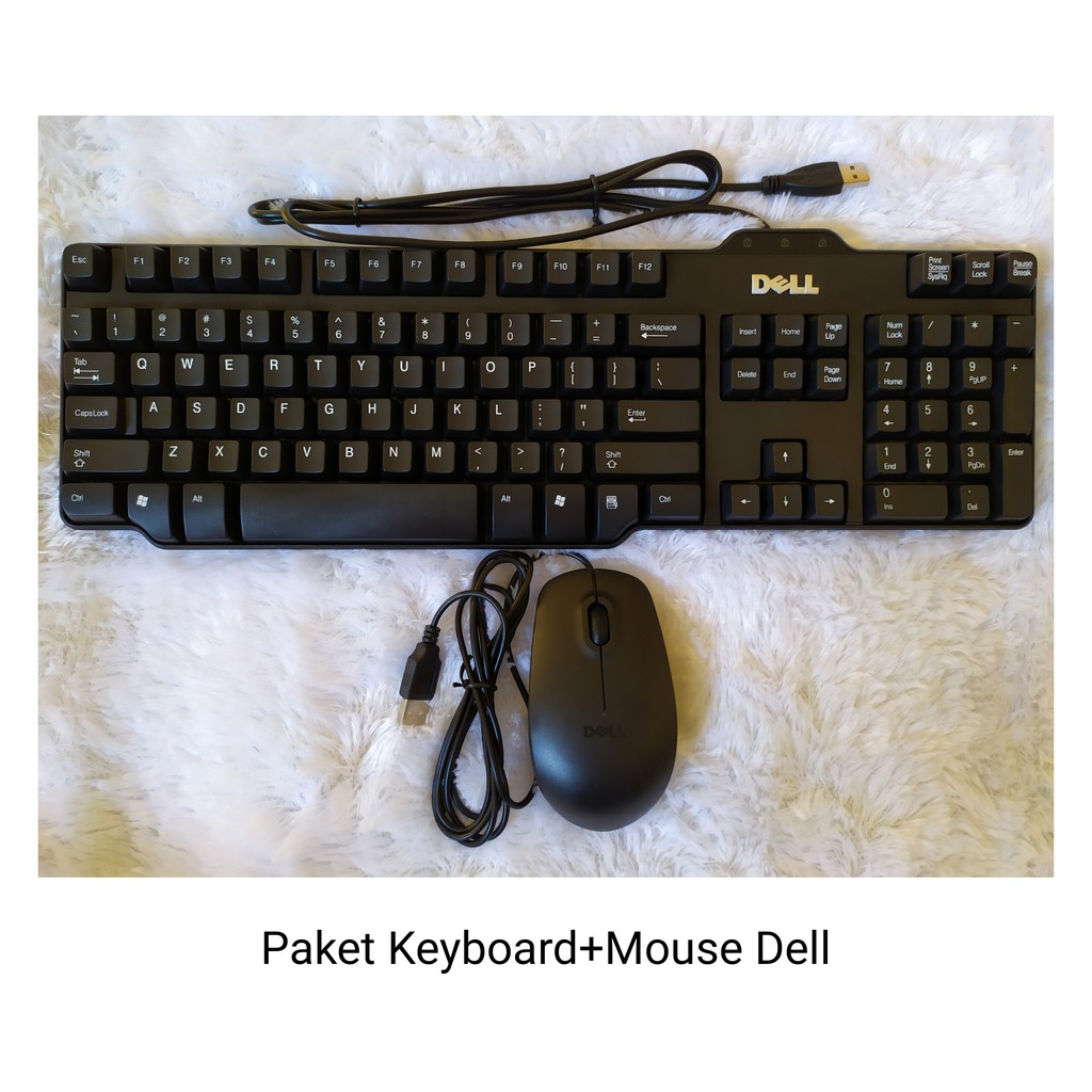 Jual Paket Hemat Keyboard + Mouse Dell | Shopee Indonesia
