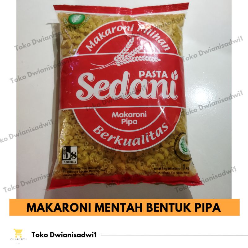 Jual Pasta Makaroni / Macaroni Mentah Bentuk Pipa Berat 1000gram ...