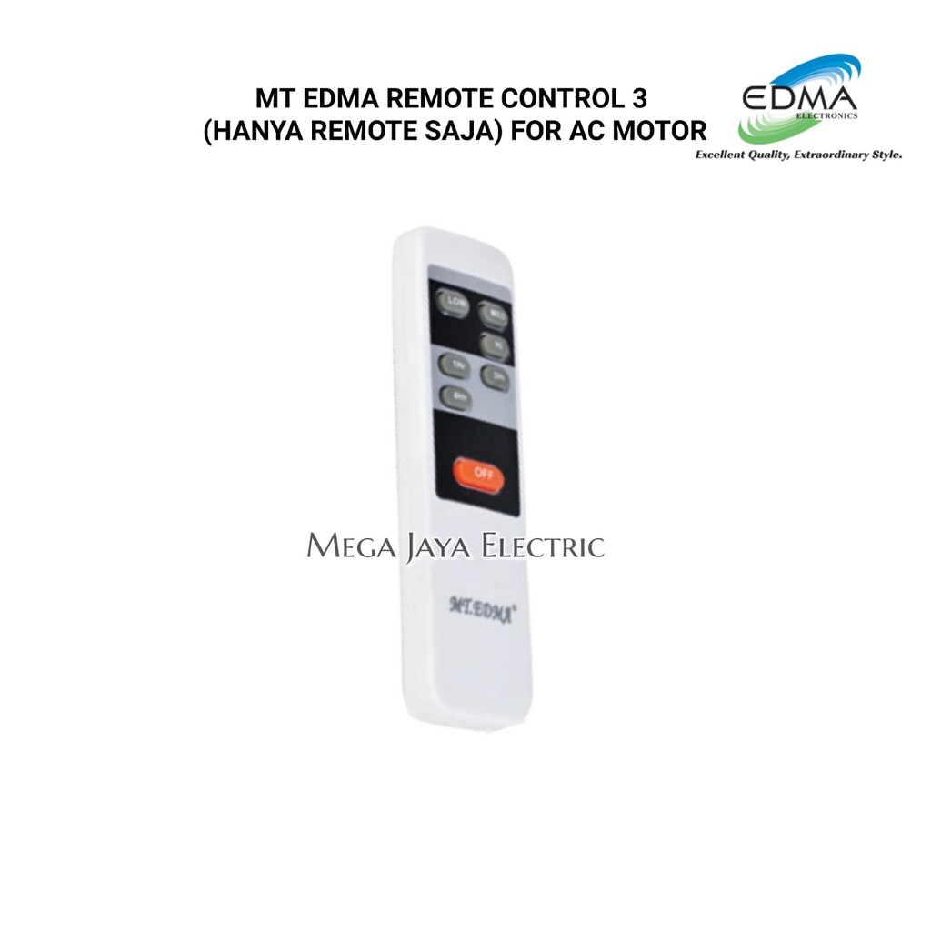 Jual MT EDMA REMOTE CONTROL 3 (HANYA REMOTE SAJA) / REMOTE KIPAS AC ...