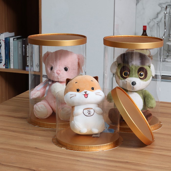 Jual CAKE BOX MIKA BULAT BIASA 22CM GOLD HAMPERS BOX KOTAK KUE HADIAH ...