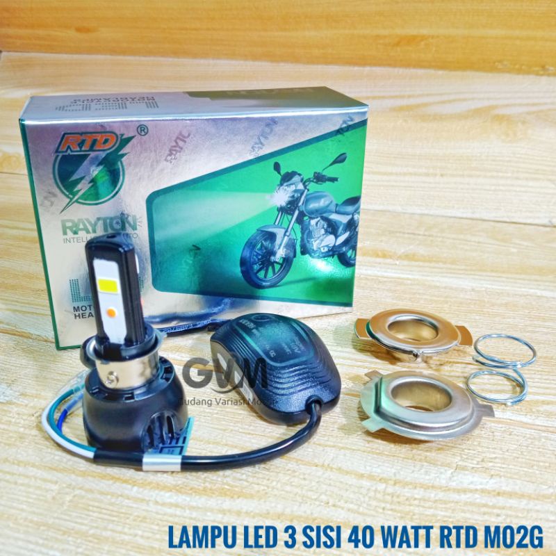 Jual Lampu Led Dop Led Motor 3 Sisi 40 Watt RTD M02G Original | Shopee ...
