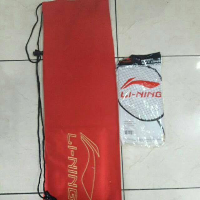 Jual Tas / Sarung Raket Badminton Kain Beludru LINING ORIGINAL | Shopee ...