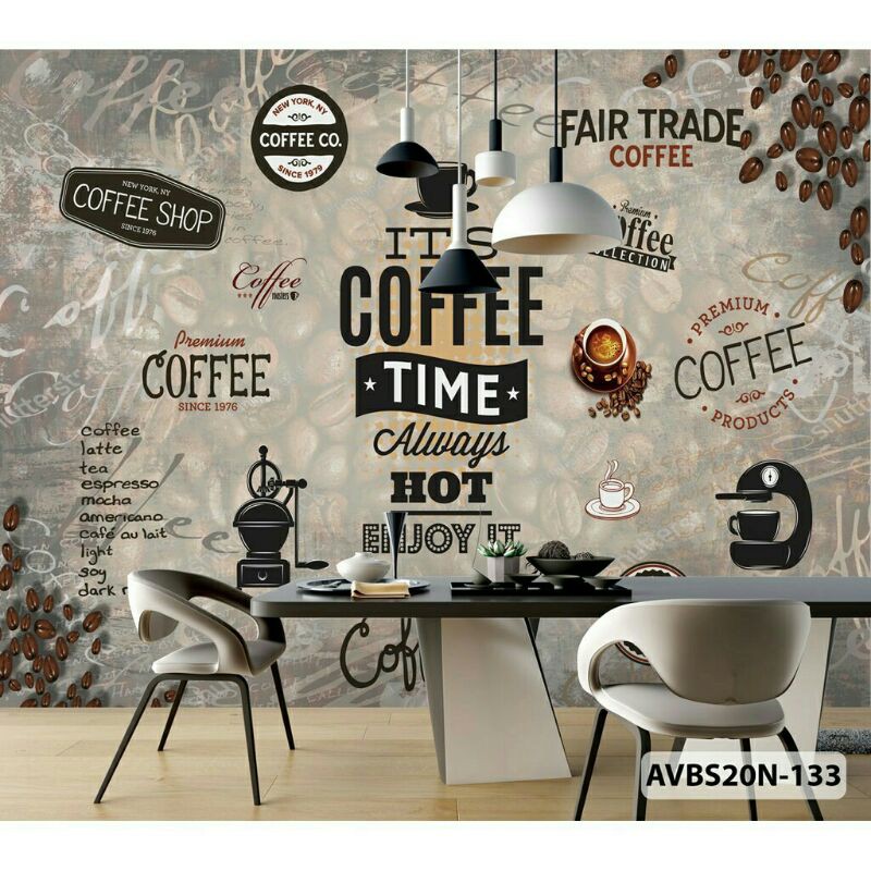 Jual Wallpaper Kedai Kopi , Wallpaper Coffee Shop , Wallpaper Kafe ...