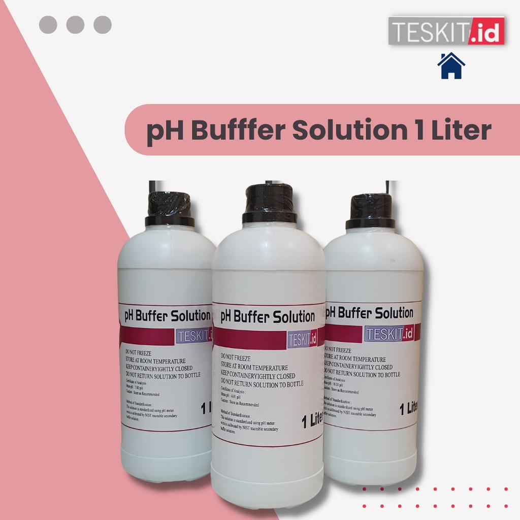 Jual Cairan Buffer Solution pH4/ pH7/ pH10 - 1 Liter | Shopee Indonesia