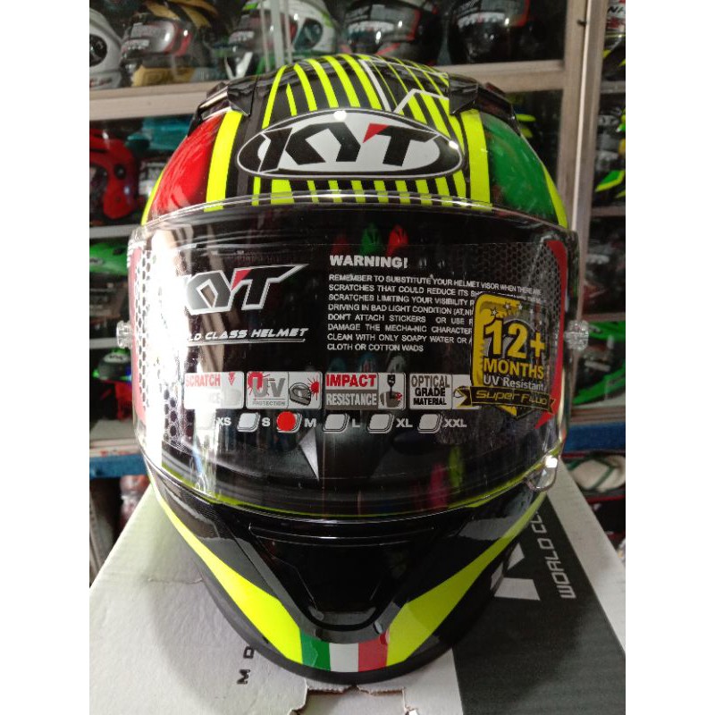 Jual HELM KYT R10#SUN MARINO PINLOCK | Shopee Indonesia