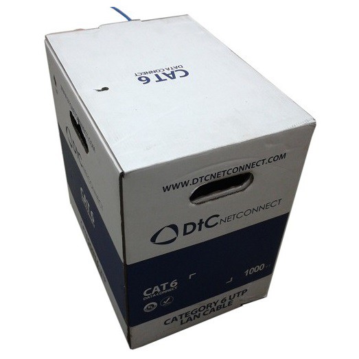 Jual DTC-Netconnect 11220 Cable UTP Cat 6 Solid [Blue] | Shopee Indonesia