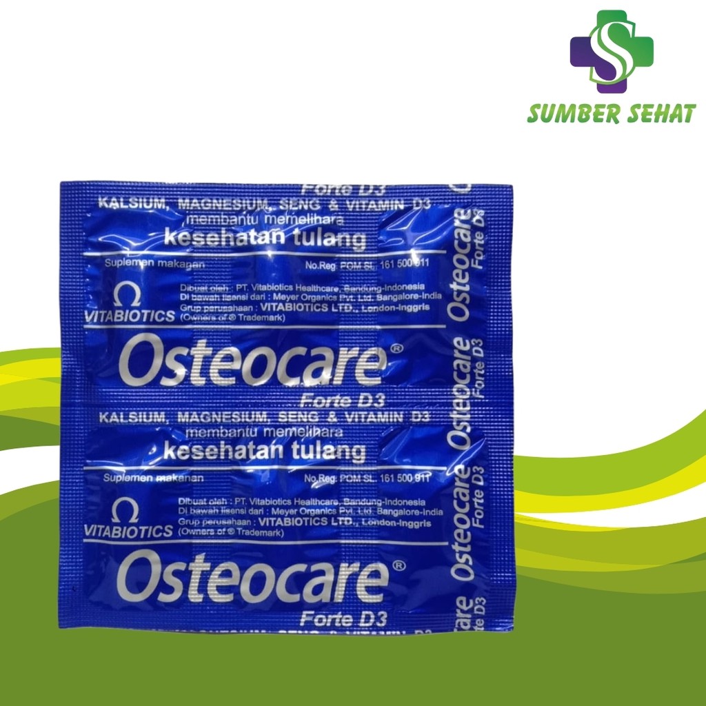Jual OSTEOCARE FORTE D3 STRIP 6 TABLET | Shopee Indonesia