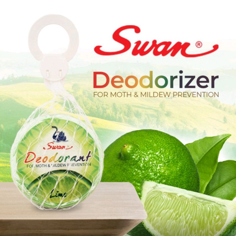 Jual Swan Deodorant 80gr kamper pengharum ruangan anti ngengat dan ...