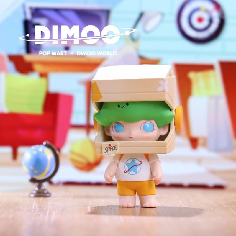 Jual POPMART / POP MART x Dimoo Space Designer Toys Travel Blind Box ...