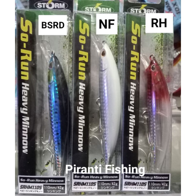 Jual Original Lure Storm So-Run Heavy Minnow 11cm | Shopee Indonesia