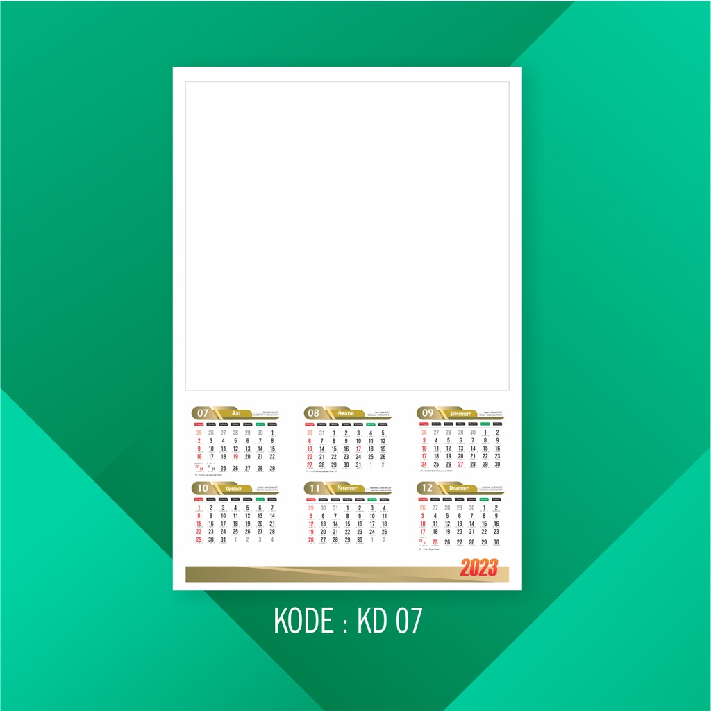 Jual Kalender dinding A3 CUSTOM | Shopee Indonesia
