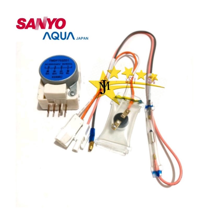 Jual Timer Defrost Bimetal Fuse Kulkas sanyo AQua 2 pintu | Shopee ...