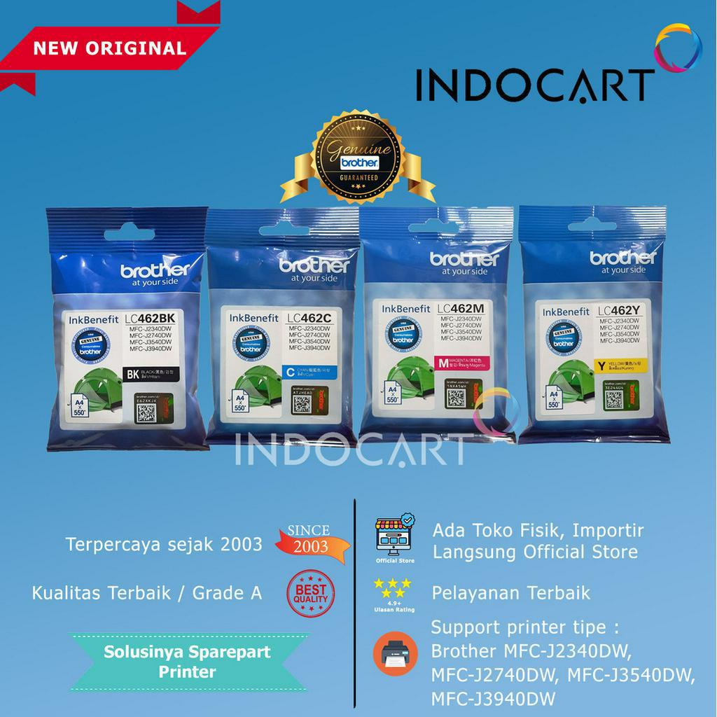 Jual Ink Cartridge LC-462 LC462 Tinta Original Untuk Printer MFC ...