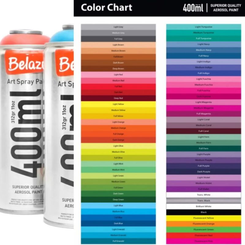 Jual BELAZO FLOURESCENT AEROSOL CANS 400ML | Shopee Indonesia