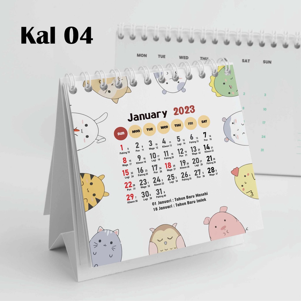Jual Hanabi Kalender Mini 2024 / Kalender Meja 2024 Custom KAL04 ...