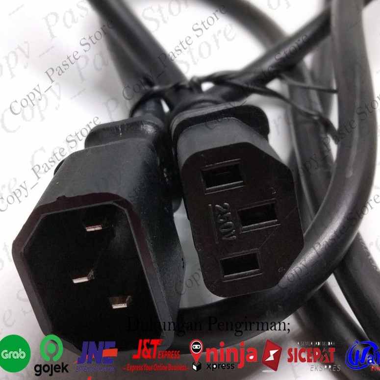 Jual KABEL POWER 10 mtr CPU-MONITOR C13-C14 SNI 3X1.5mm | Shopee Indonesia