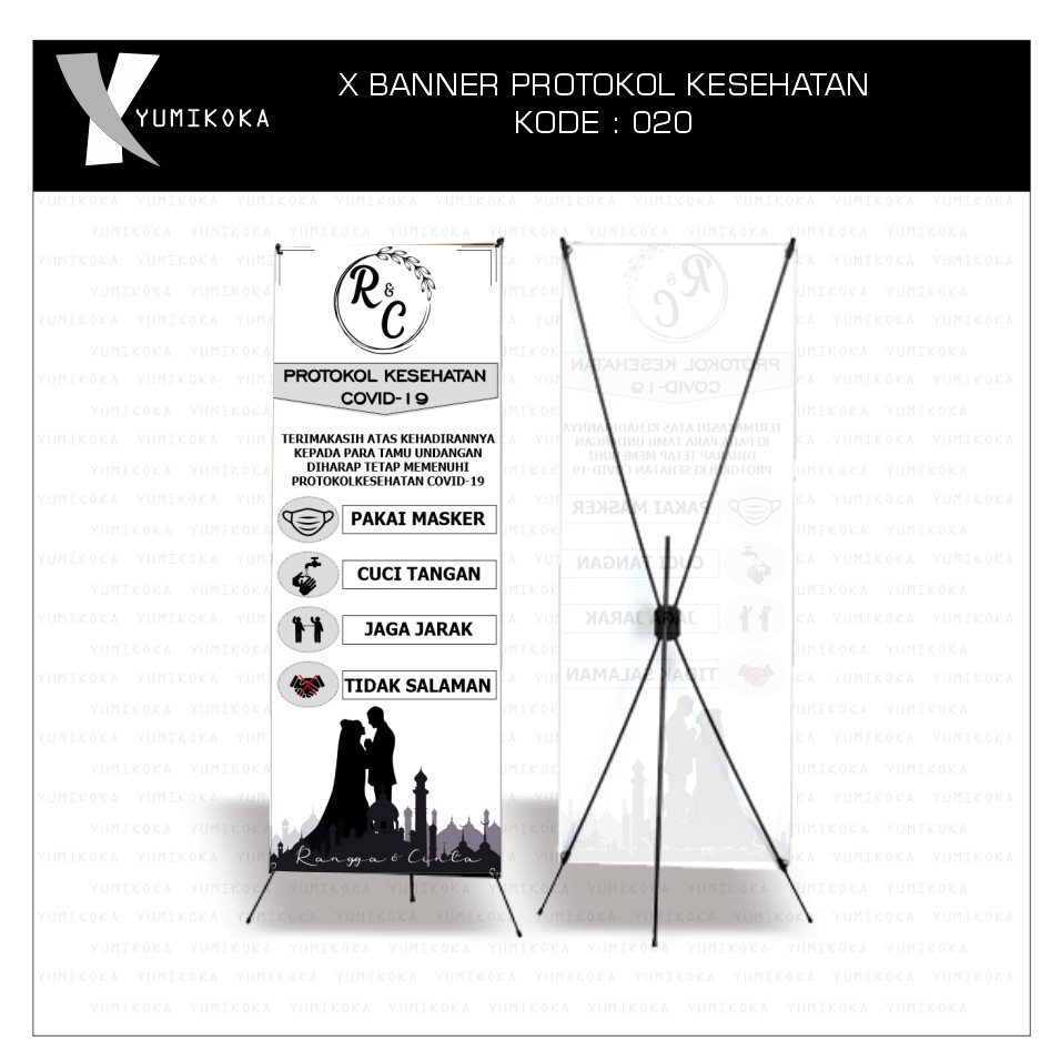 Jual X BANNER PROTOKOL KESEHATAN KORONA KODE 020 | Shopee Indonesia